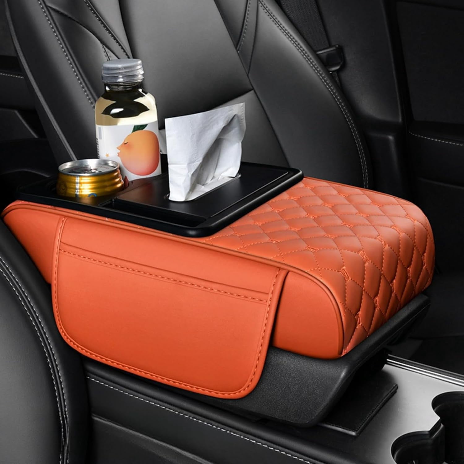 Car Center Console Cover Booster Multifunctional Car Center Console ...