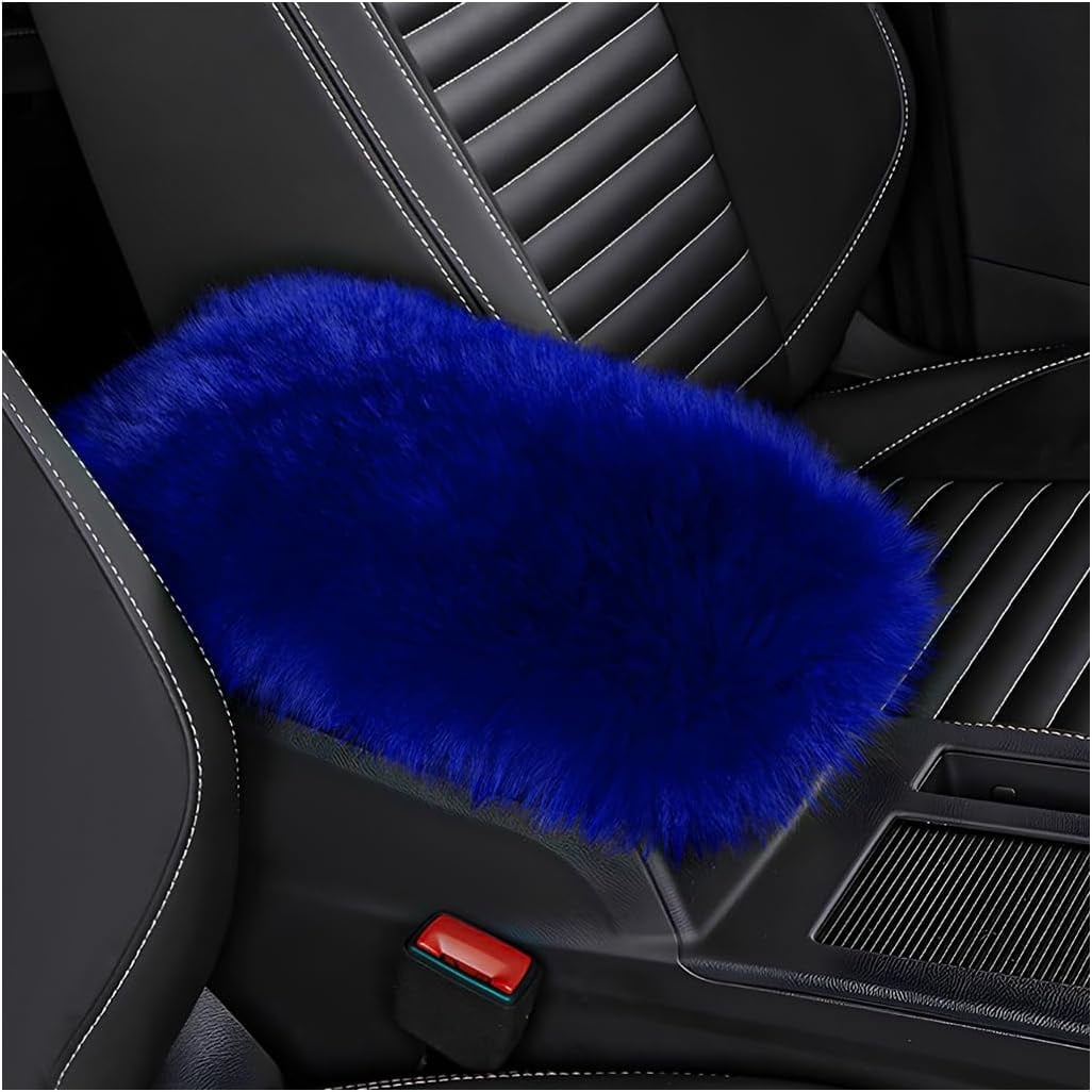 Car Center Console Cover Pad, Fluffy Middle Console Pad Armrest Seat ...