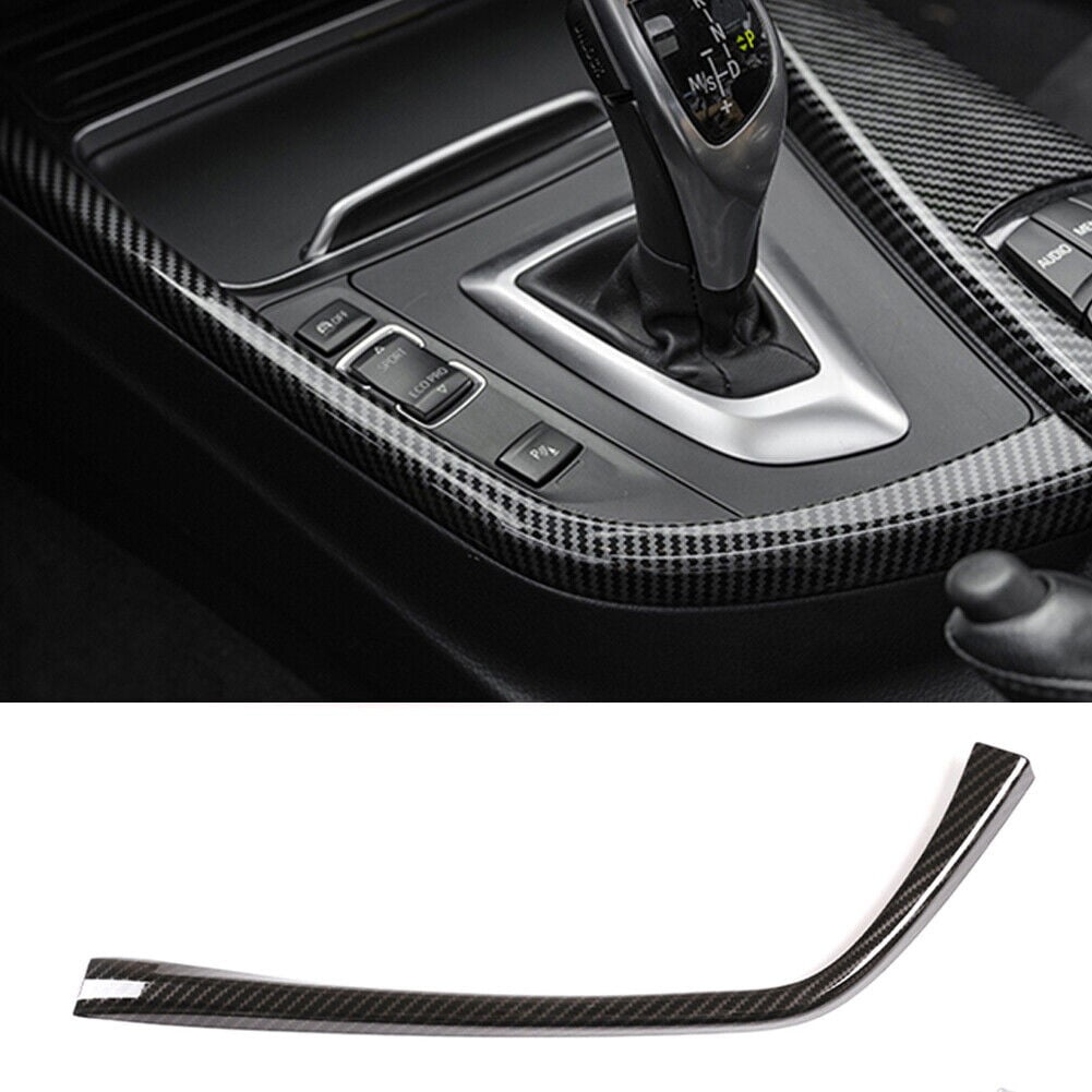 Car Center Console Gear Shift Panel Sticker L-Shape Cover For Bmw 3 4 ...