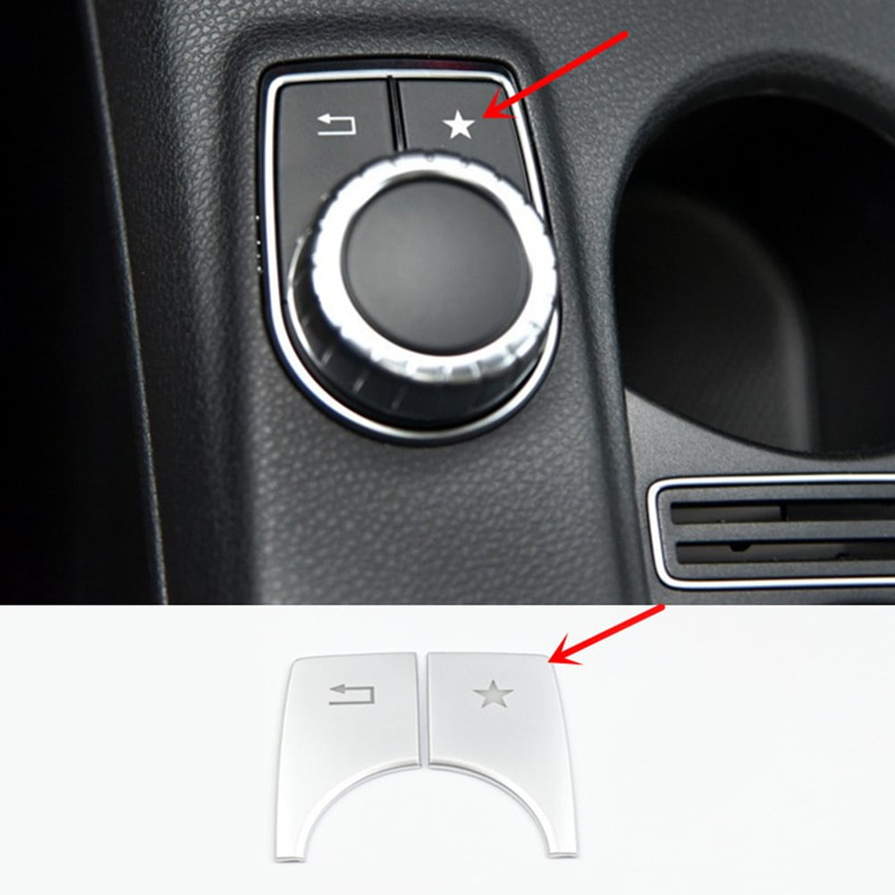 Car Center Console Multimedia Button Trim For Mercedes GLA CLA A B ...