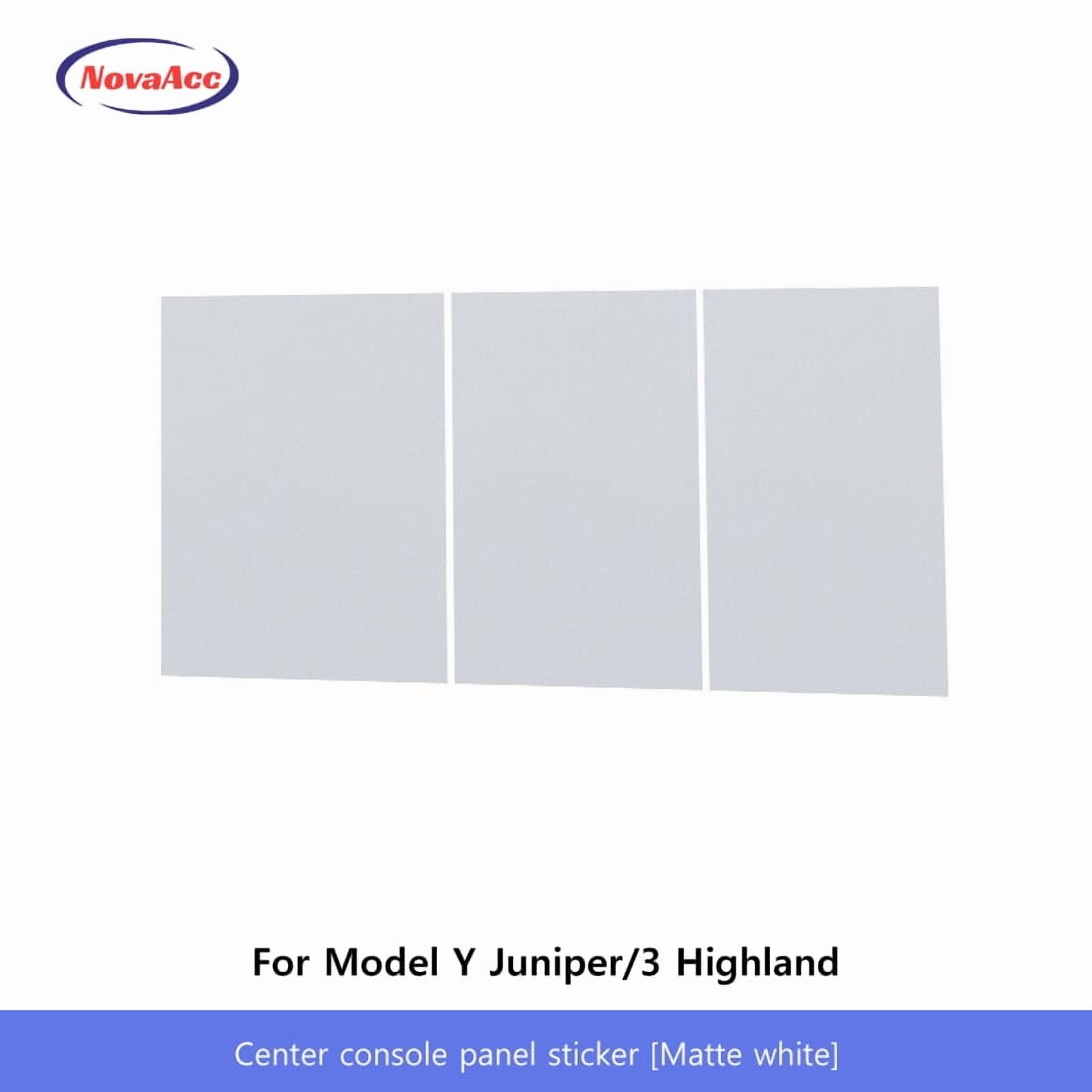 Car Center Console Panel Sticker For Tesla Model Y Juniper 2025 Model 3 ...