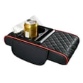 Car Center Consoles Cover, PU Leather Armrest Pad Cover, Universal Car ...