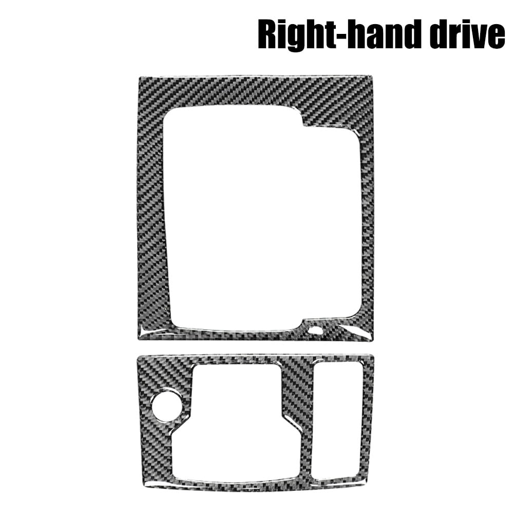 Car Center Control Gear Panel Decor Carbon Fiber Cover Trim For Mazda 3 ...