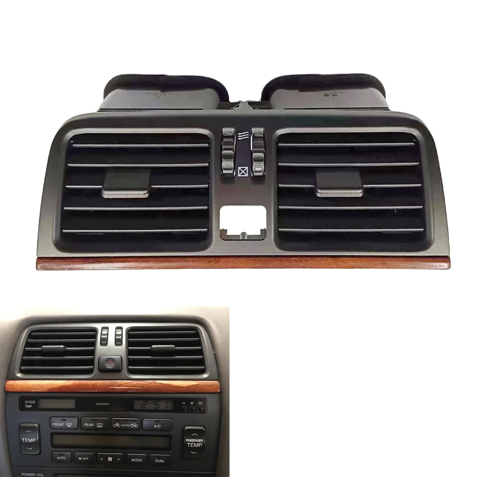 Car Center Dash AC Vent Grille Assembly for Lexus LS400 OEM 9-74126 ...