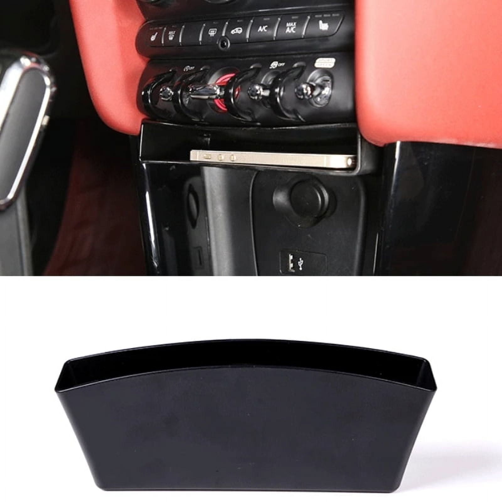 Car Centre Console Panel Front Storage Box Cup Holder Container ABS For ...