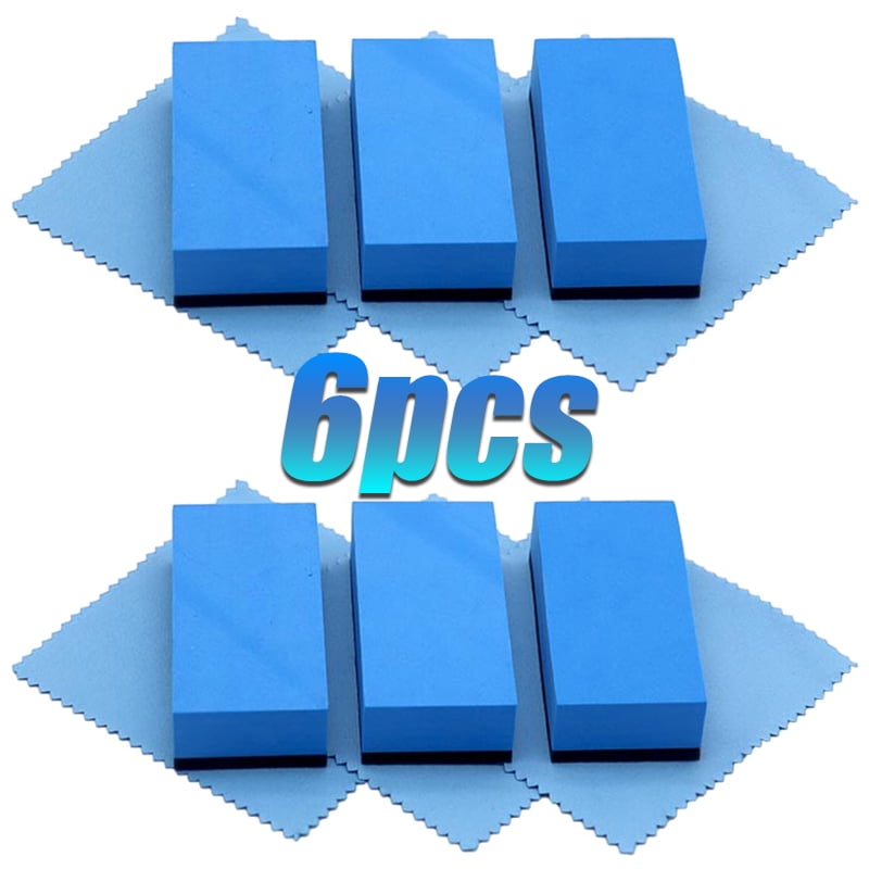 Car Ceramic Coating Sponges With Cloth Applicator Glass Nano Wax Coat ...
