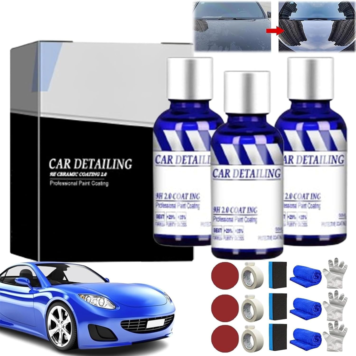 Car Ceramic Nano-Coating Agent, Auto Ceramic Coating for Car, Car Paint ...