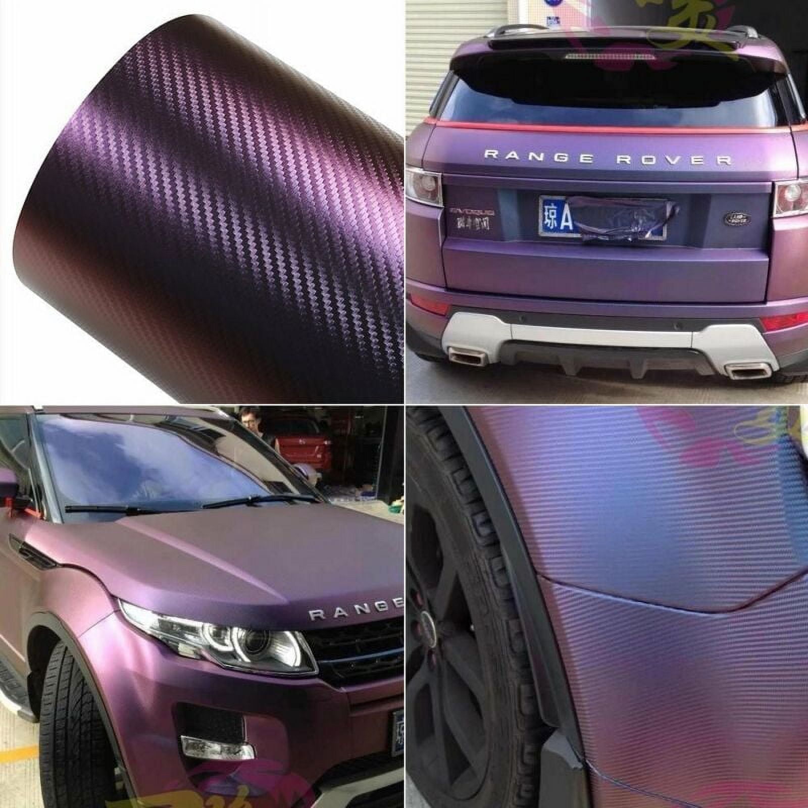 Car Chameleon Blue-Purple Color Change Sticker Air Release Vinyl Wrap ...