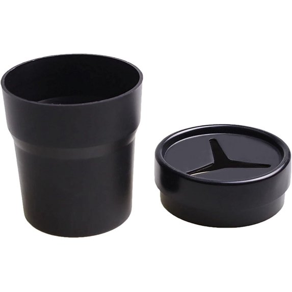 Car Change Holder with Lid Automotive Plastic Garbage Cans 250 mL (0.06 ...