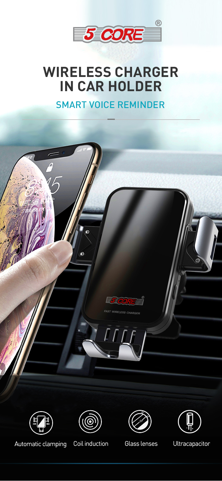 Car Charger Adapter Wireless Chargers Usb Fast Charge For Car Plug ...