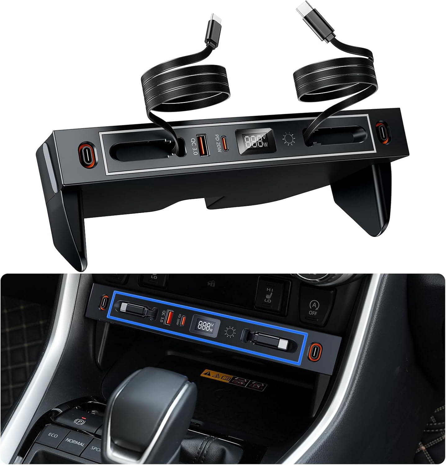 Car Charger Compatible With Toyota Rav4 Fast Charger For Toyota Rav4