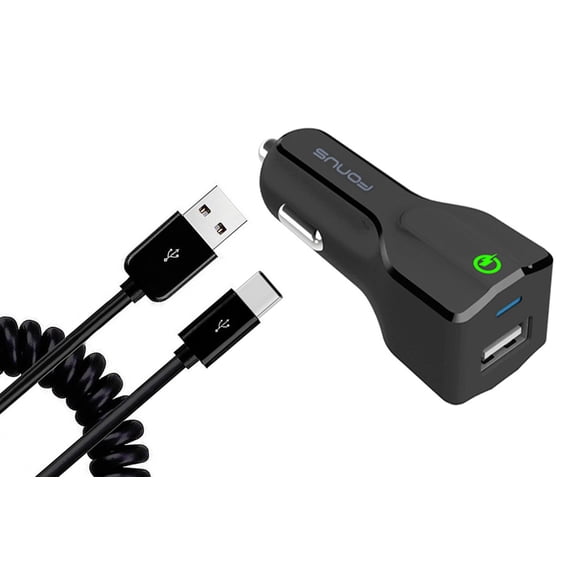 Car Charger Compatible With Samsung Galaxy A70/A71/A72/A73 5G - 18W ...