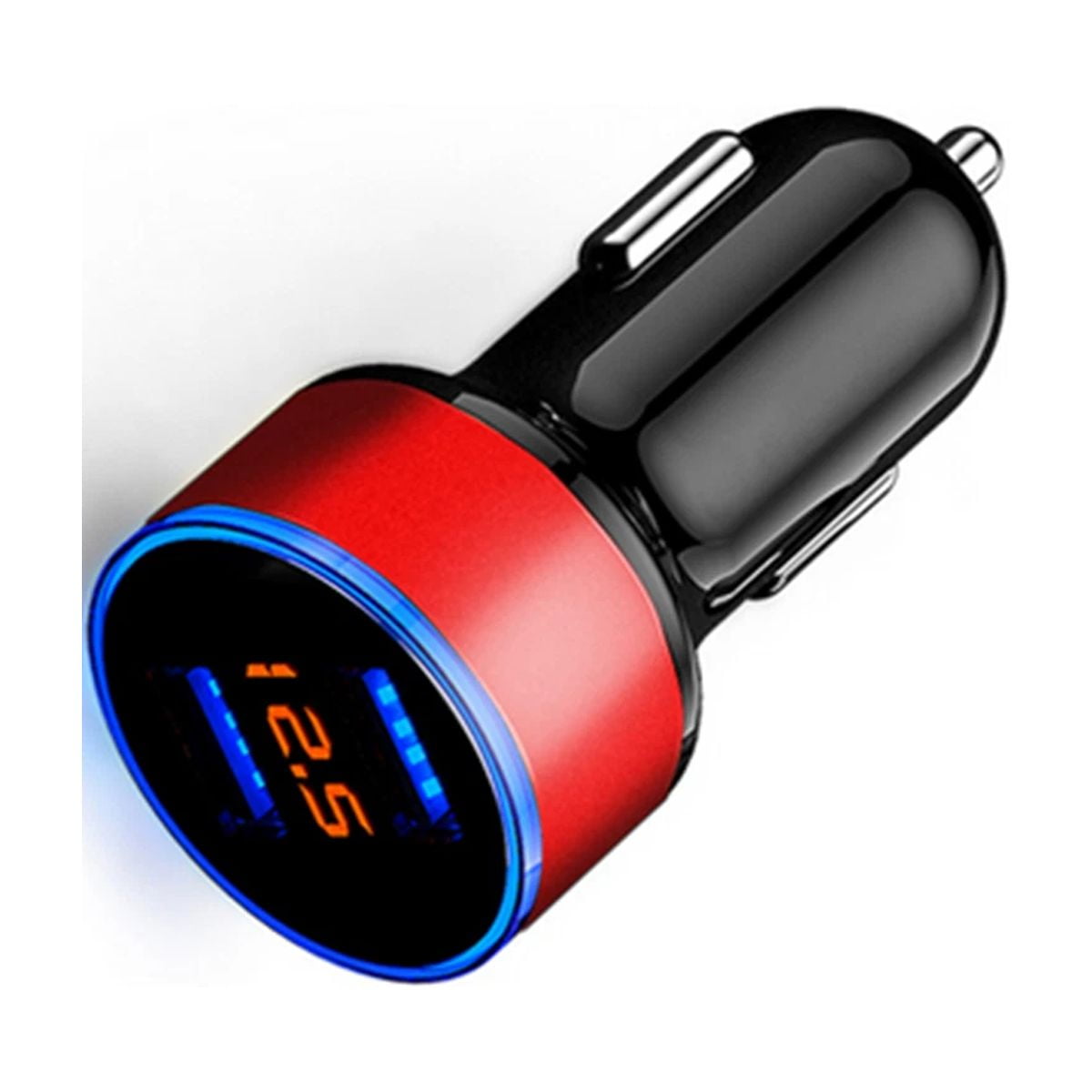 Car Charger Lighter Socket Dual Usb Digital Display Led Voltmeter ...