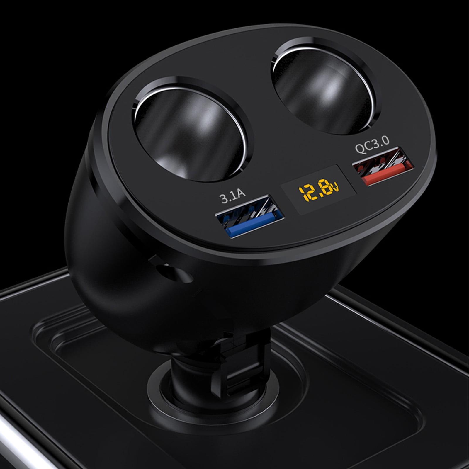 Car Charger USB QC3.0 Dual Port Fast Charger | 3.1A Output | 12V/24V ...