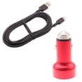Car Charger for Samsung Galaxy S24/Ultra/Plus Phone - 24W Fast 2-Port ...