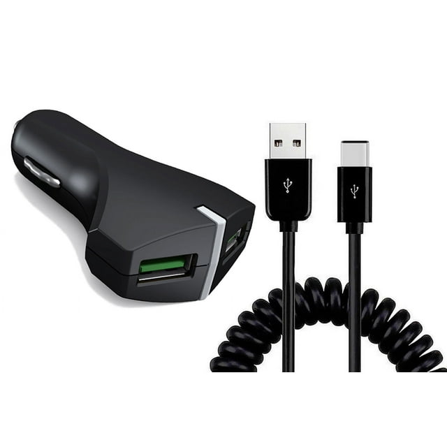 Car Charger for Verve Snap, Iris Flip Phones - 36W Fast 2-Port USB ...