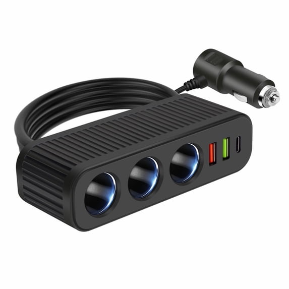 Car Charger with 3 USB Ports, QC3.0 & PD Fast Charging Interface ...