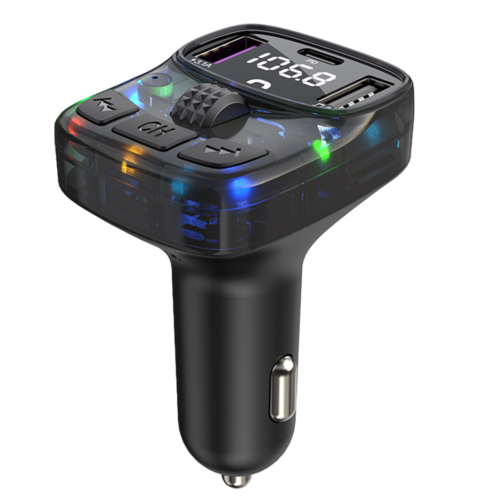 Car Charging Adapter, Vehicle Fast Charging Adapter, Multifunctional ...