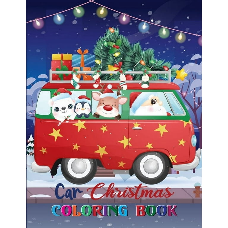 lightning mcqueen christmas coloring pages