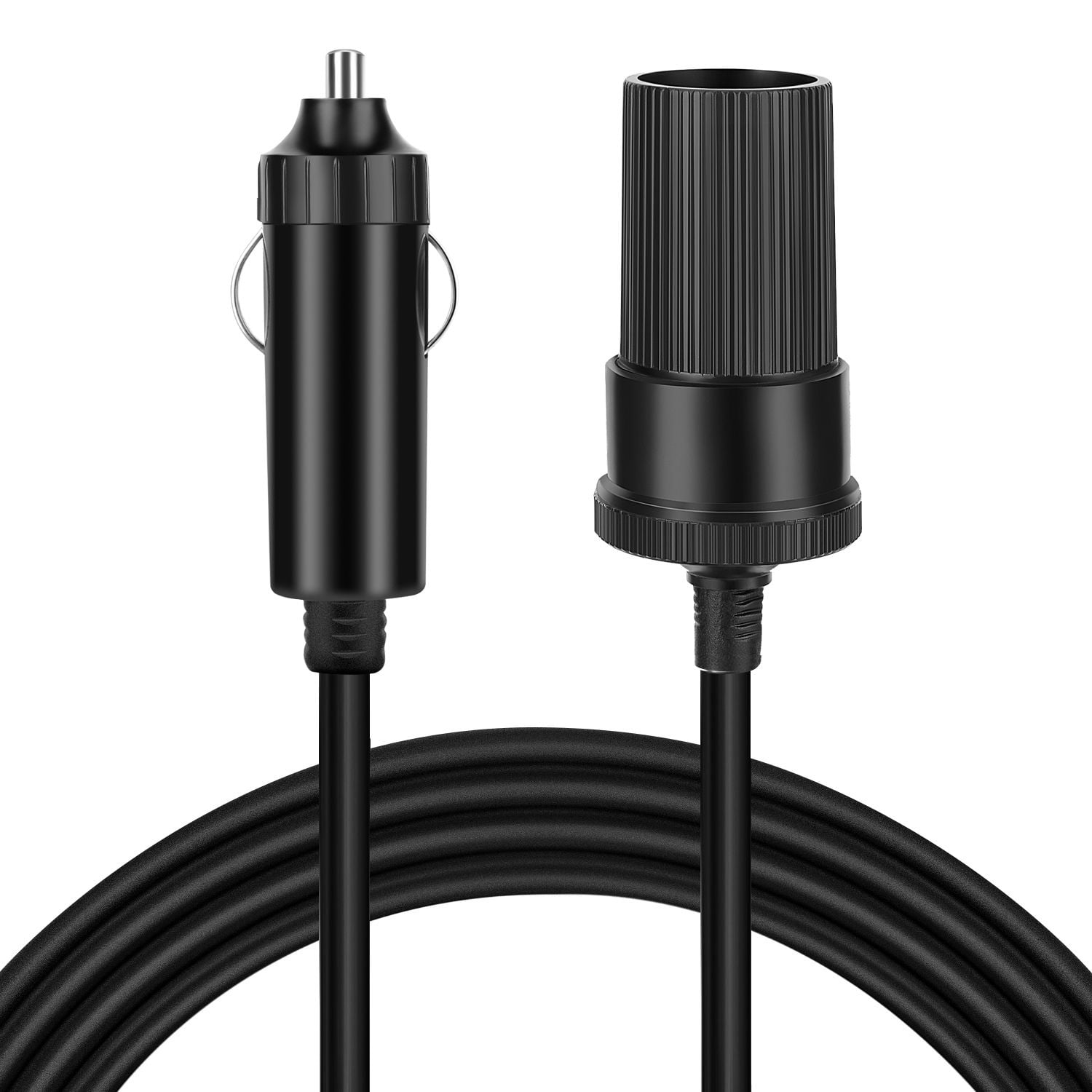 Car Cigarette Lighter Extension Cord 10ft - Black 24v / 12v Extension ...
