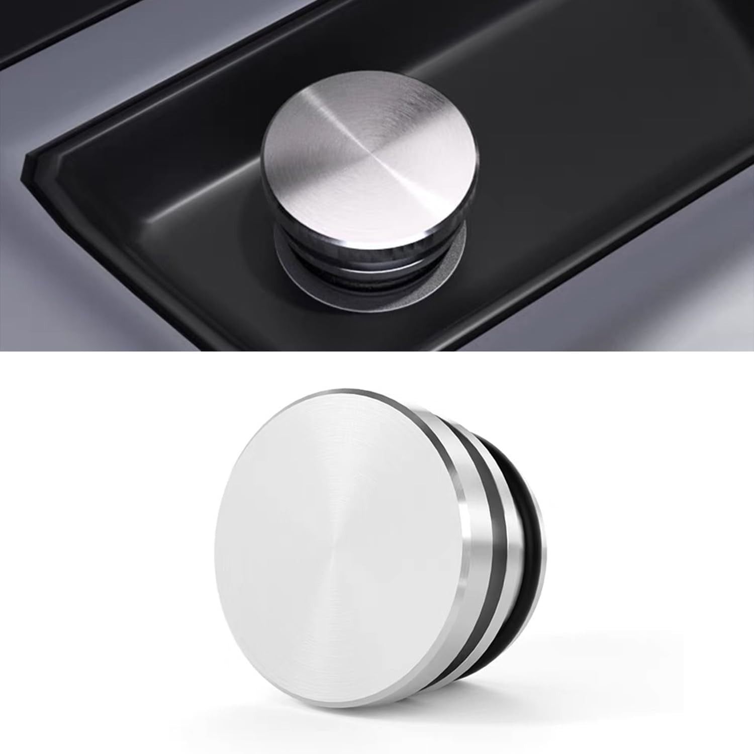 Car Cigarette Lighter Plug, Cigarette Lighter Enter Button Aluminum ...