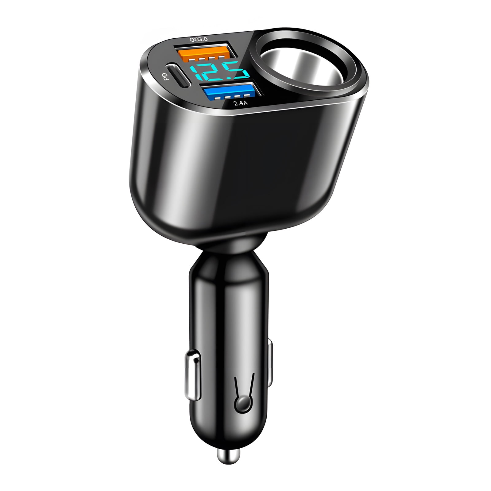 Car Cigarette Lighter Splitter Charger, Cigarette Lighter Adapter with ...