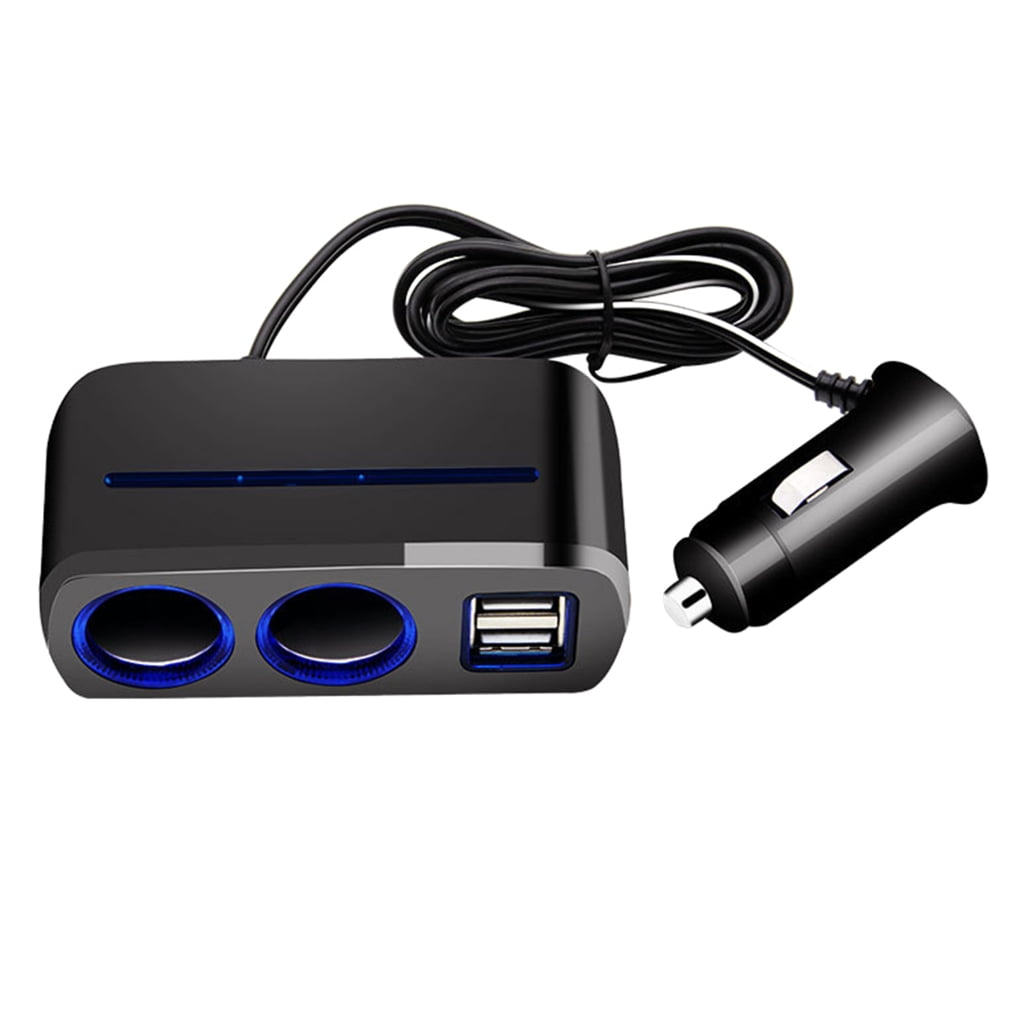Car Cigarettes Lighter Charging Adapter with 2 USB Outlets for Mobile ...