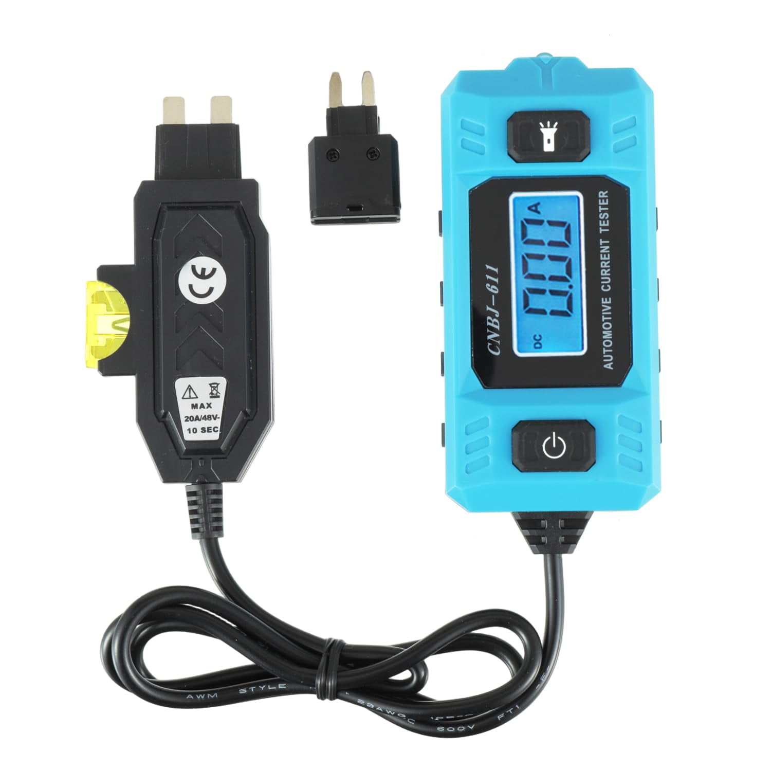 Car Circuit Tester, Automotive Current Tester Blade Fuse Max 48V ...