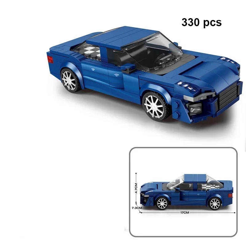 City Speed Champion Racing Technical Car Building Blocks Sports Car ...