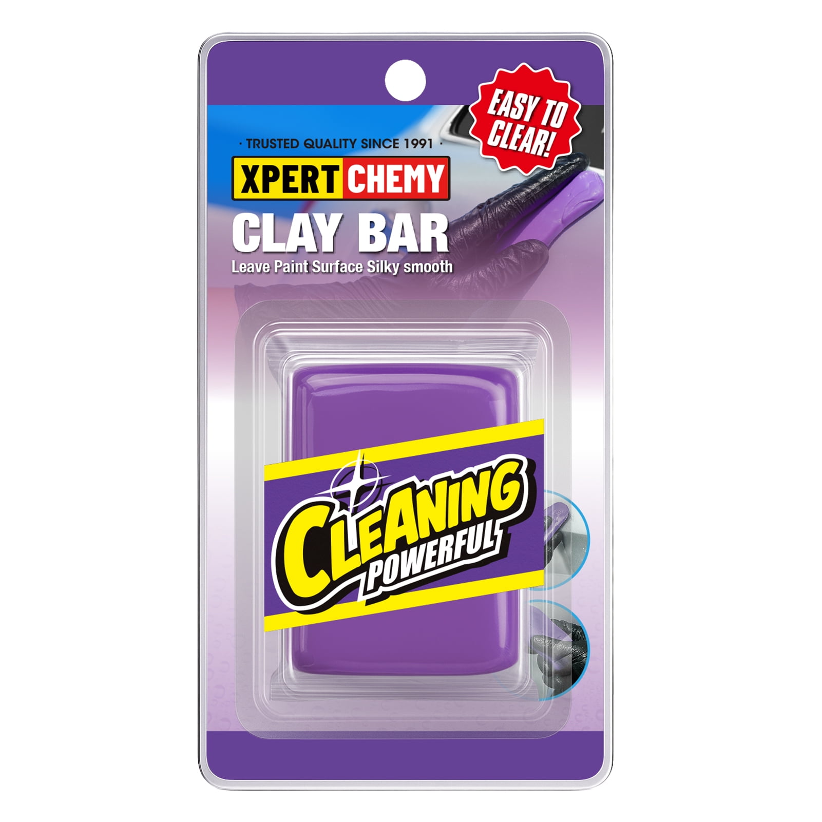 Car Clay Bar 100g, Auto Detailing Premium Grade No Scratch Magic Clay ...