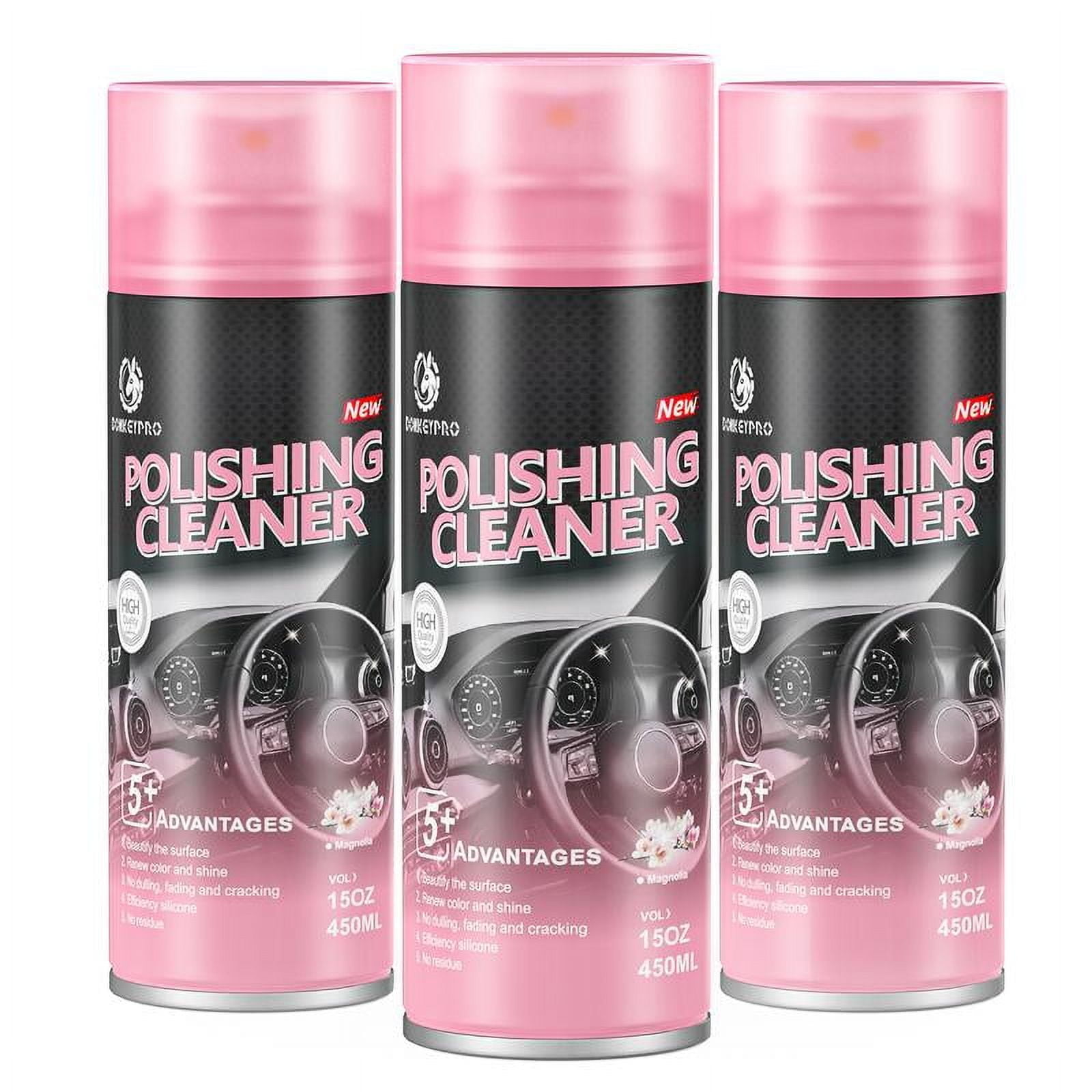 Car Cleaner Spray All-in-One Dashboard Wax for Plastic, Rubber ...
