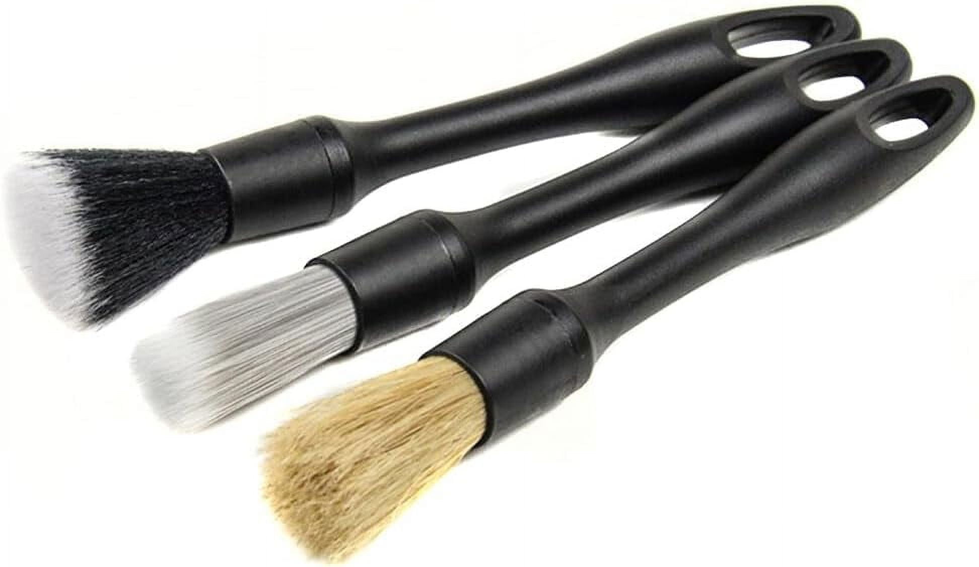 Car Cleaning Brushes, 3-Piece Car Detailing Cleaning Brush, Car Air ...