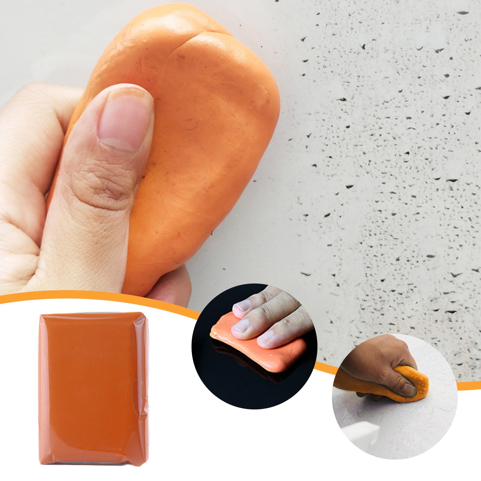 Car Cleaning Clay Bar | Volcanic Mud Detailing Sludge Remover | Stain ...