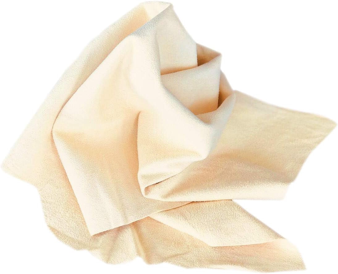 Car Cleaning Cloth White Quick Dry, Car Natural Chamois Cleaning Cloth ...