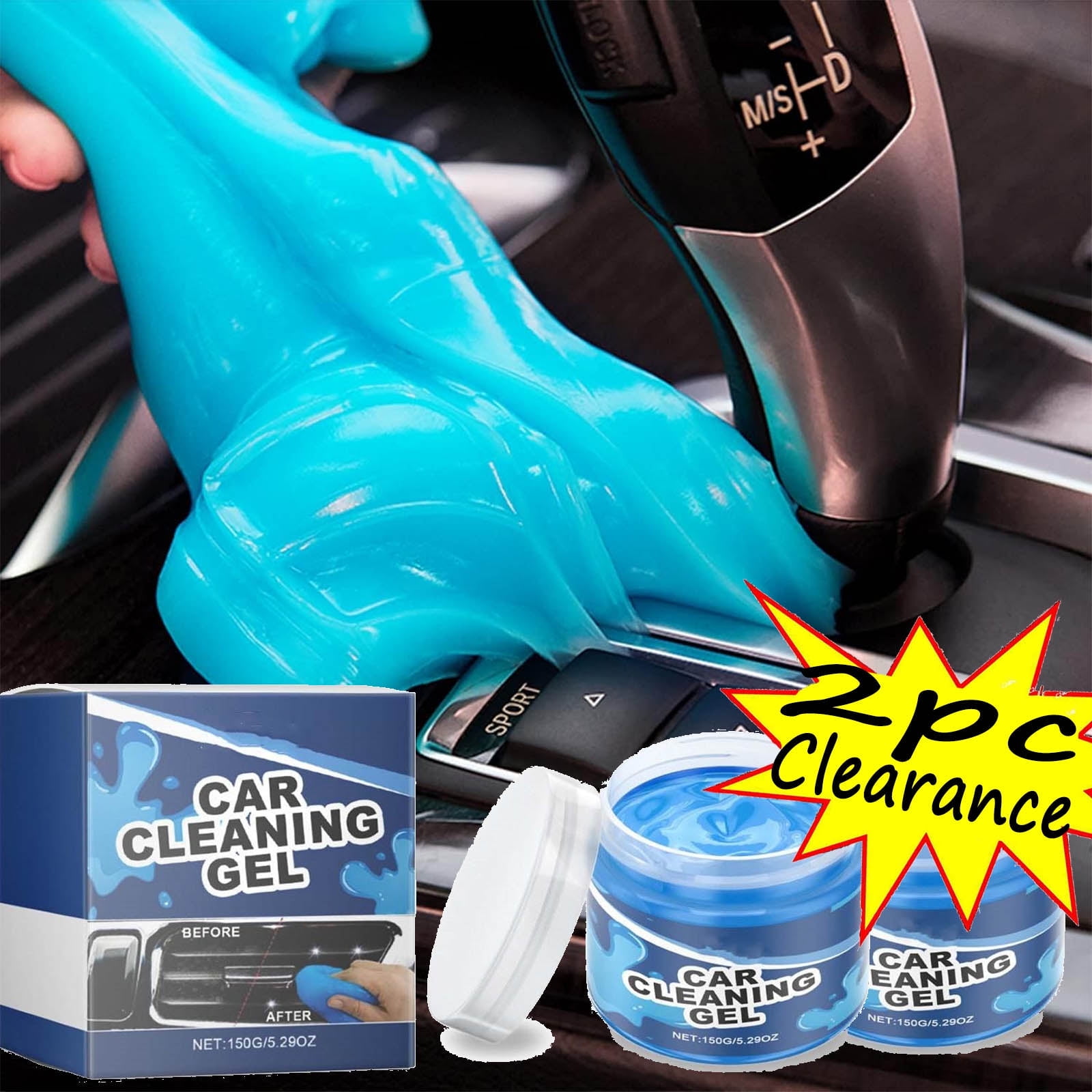 Car Cleaning Gel, Automotive Dust Car Crevice Cleaner, Slime Auto Air ...