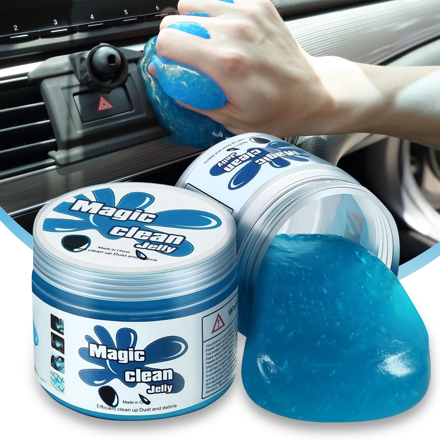 Car Cleaning Gel Universal Detailing Jelly Reusable Auto Air Vent Home ...