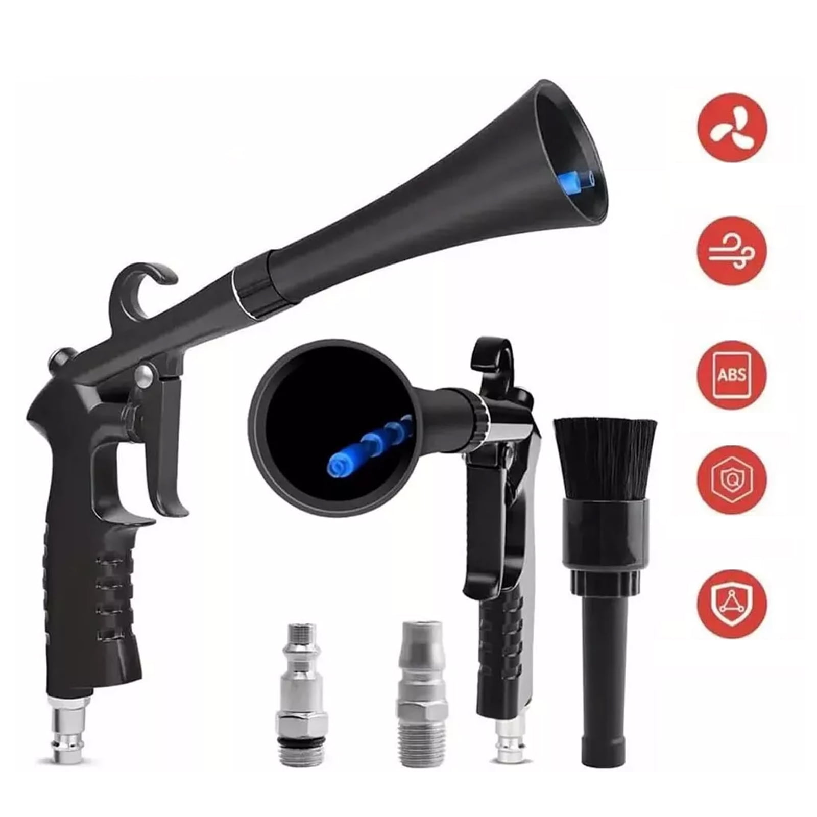 Car Cleaning Gun Detailing Interior Dryer Air Blow Gun, High Pressure ...