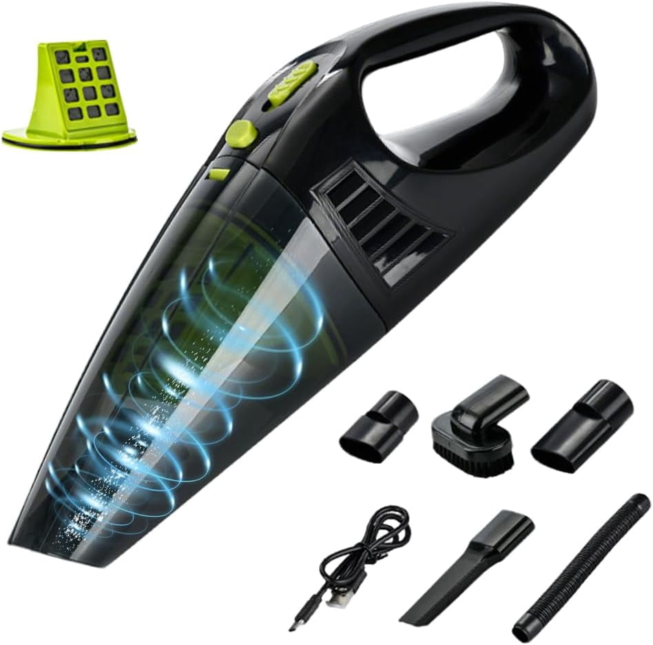 Car Cleaning Handheld Vacuum, 2025 Upgraded Portable Car Vacuum Cleaner ...