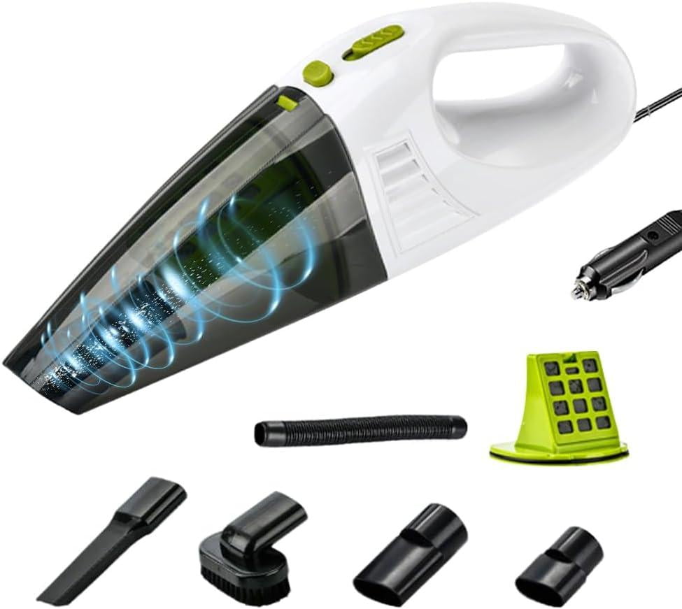 Car Cleaning Handheld Vacuum, 2025 Upgraded Portable Car Vacuum Cleaner ...