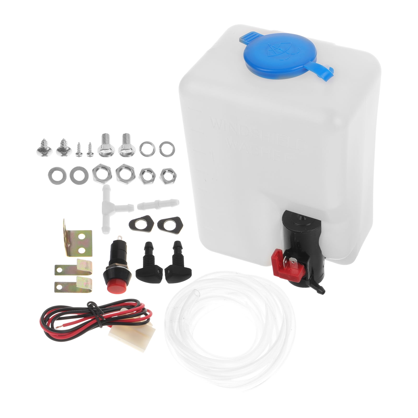 Car Cleaning Kit Hose Windshield Washer Fluid Container Washer ...