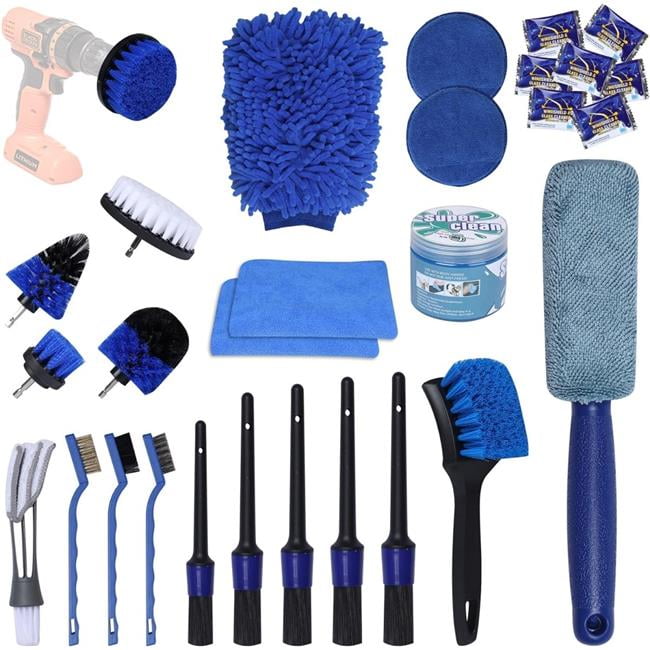 30 PCS Car Wash Cleaning Tools Kit Car Detailing Set with Wash Mitt ...
