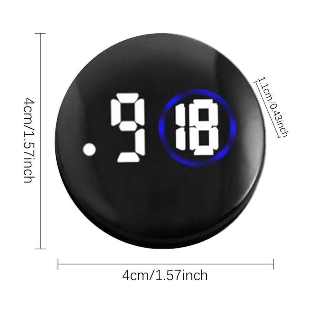 Car Clock Dash Clock Compact Noctilucous Car Dashboard Clock Waterproof ...