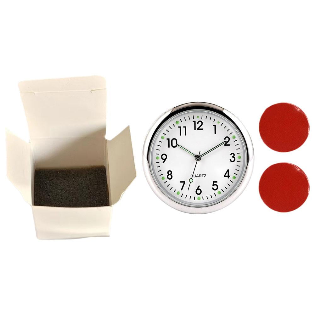 Car Clock Mini Luminous Stick-On Digital Watches Clock 2024 For Vehicle ...