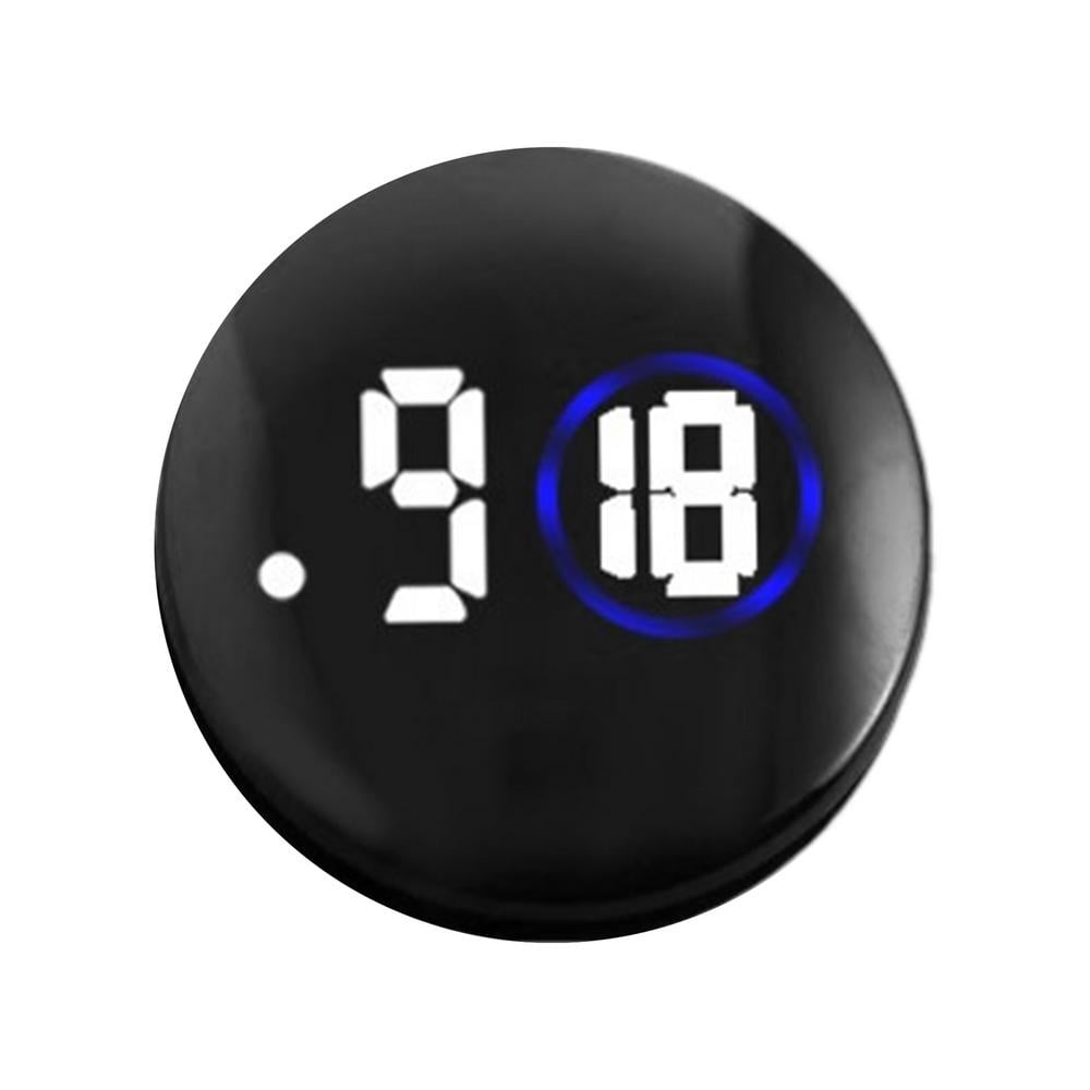 Car Clock Quartz Motorcycle Clock Stick on Multifunctional Analog Clock ...
