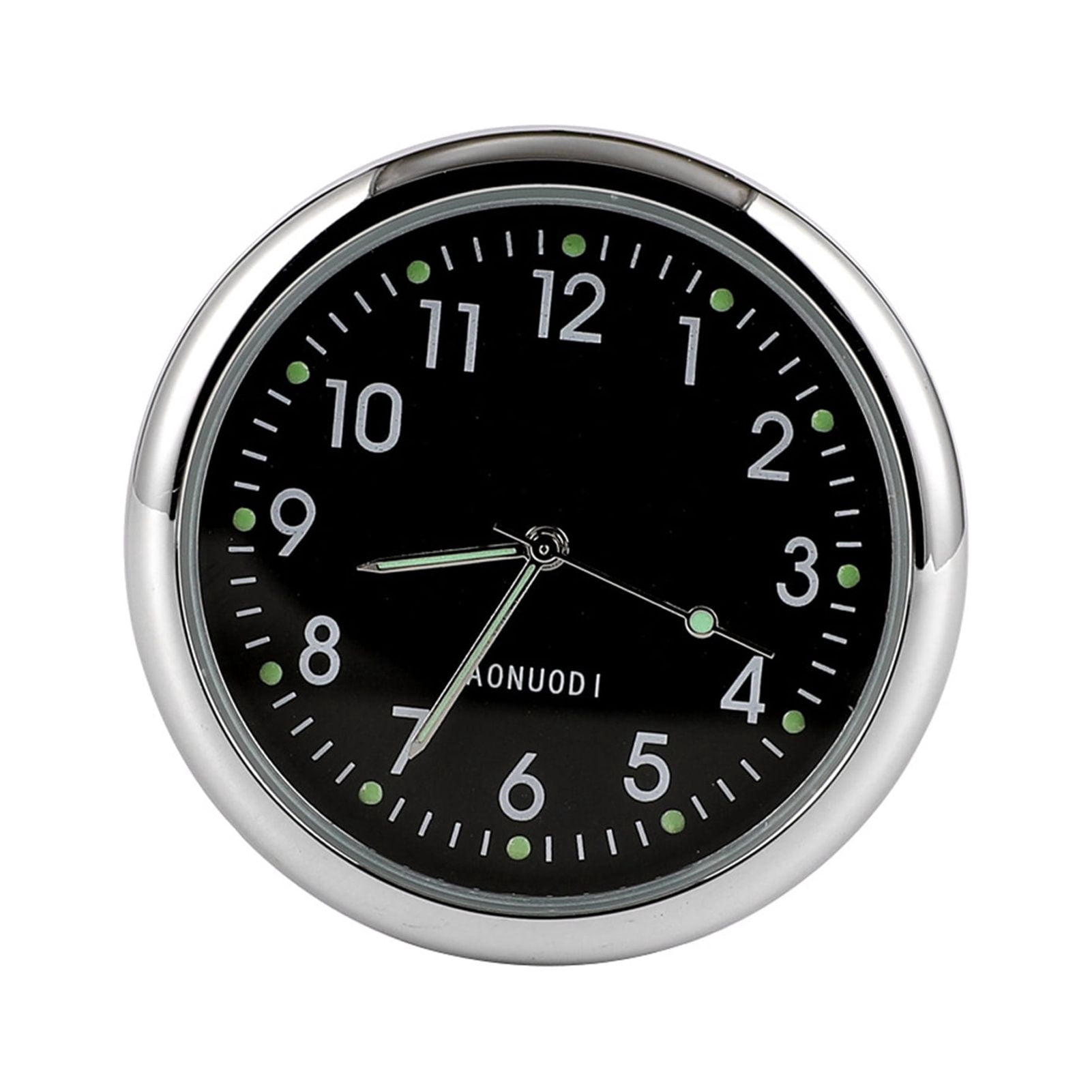 Car Clock Round Digital Button Battery Operated High/Low Temperature ...