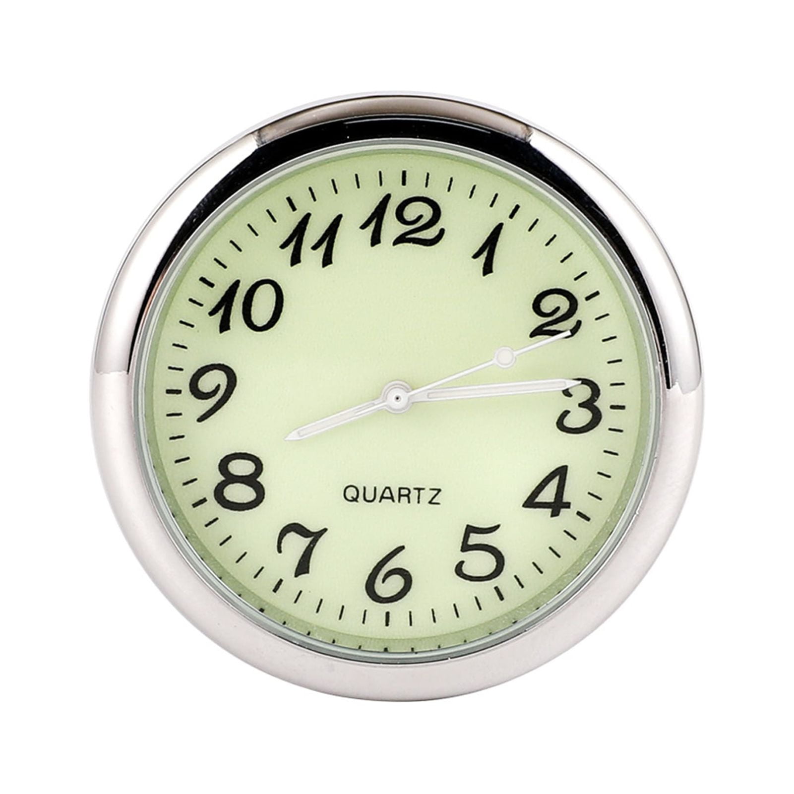 Car Clock Round Digital Button Battery Operated High/Low Temperature ...