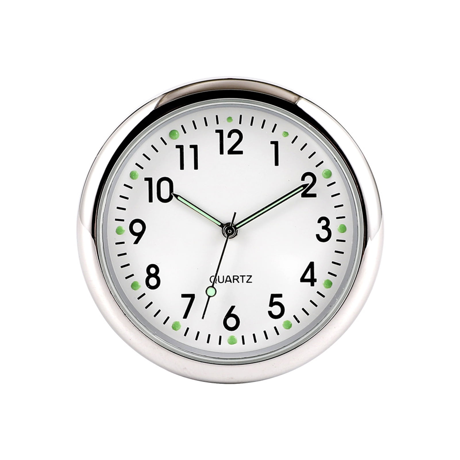 Car Clock Round Digital Button Battery Operated High/Low Temperature ...