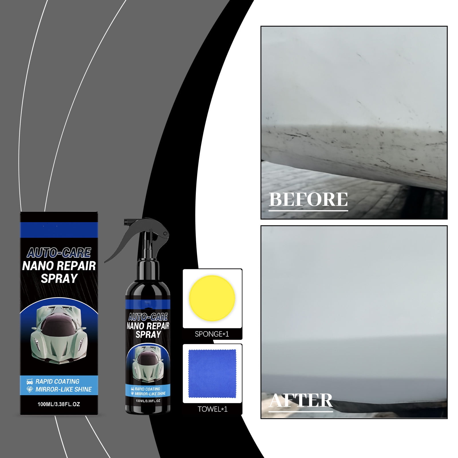 Car Coating Care Spray Cleaning Technology Car Shine Rust Keep Gloss ...