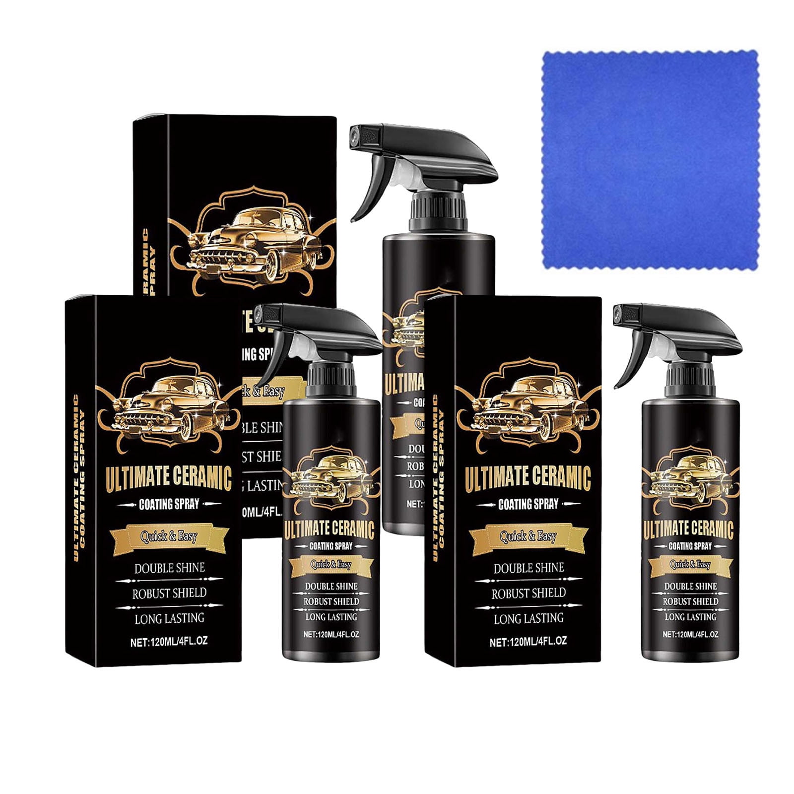 Car Coating Spray | Crystal Plating , Water- Wax, High Gloss Shine ...