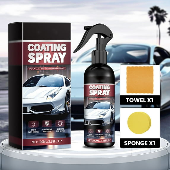Car Coating Spray Kit,2026 Upgraded Nano Hydrophobic Ceramic Coating ...